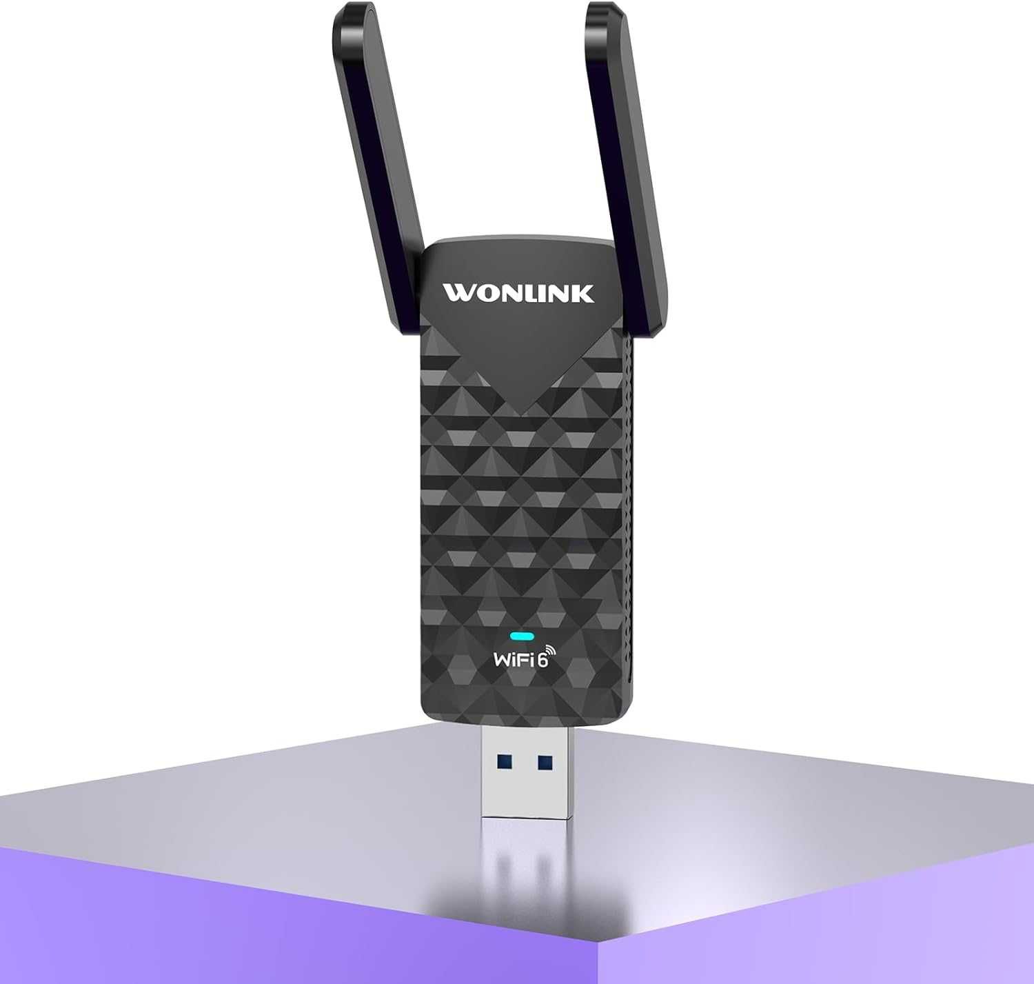 WiFi6 адаптер 1800Mbps двулентов 2,4 GHz и 5,8 GHz, USB3.0 гр. София ...