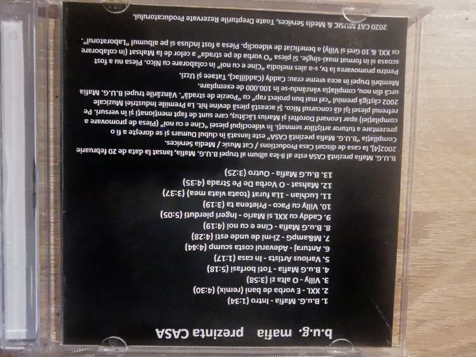 Album CD Hip Hop BUG Mafia Casa Bucuresti Sectorul 6 • OLX.ro