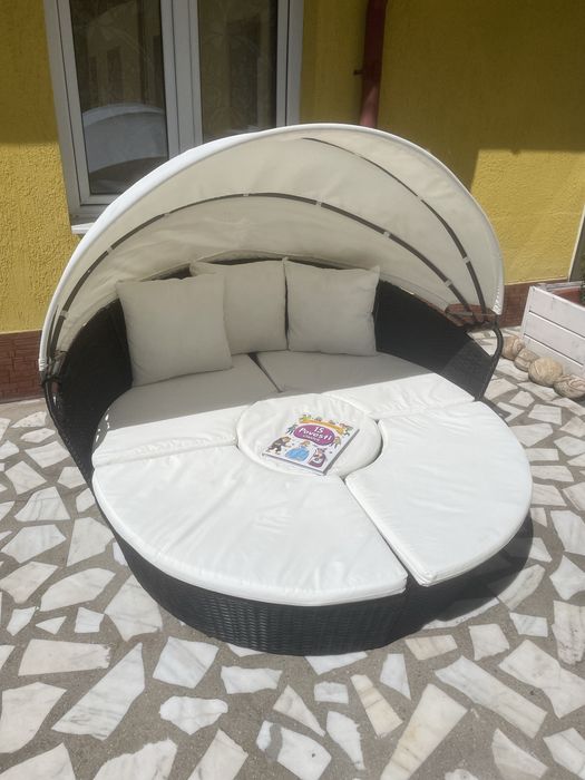 Baldachin/pat/balansoar gradina ratan Petrosani • OLX.ro