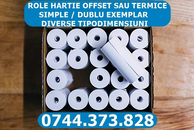 Rola hartie termica. Rola hartie offset. Hartie termica in rola ...