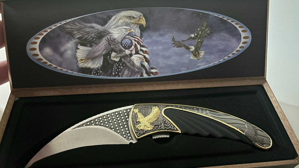 Нож American Eagle GOLD Eagle гр. Варна Левски • OLX.bg