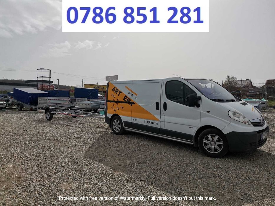 Remorca Auto 750 Kg Dublu Ax Mono Ax Transport Auto Moto Atv Apicola ...