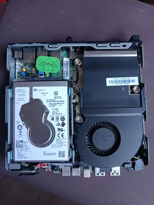 Mini PC HP EliteDesk 800 G2, i5-6500T, Ram 32GB, SSD 256GB + HDD 1TB ...