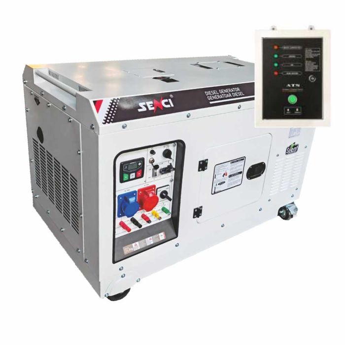 Generator curent insonorizat SENCI SCD20 TEQ, 230/400V 16kW Diesel ATS ...