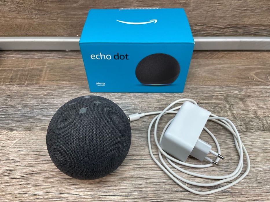 Смарт колона с Гласов Асистент Amazon Alexa Echo Dot 4 гр. Варна Бриз • OLX.bg