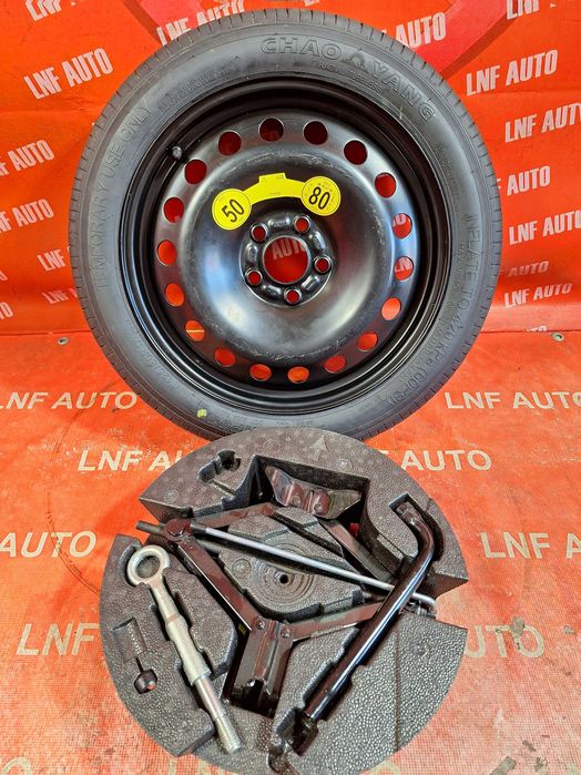 KIT Roata Rezerva SLIM 5x108 17'' OEM VOLVO V40 V60 V90 XC60 NOUA ...