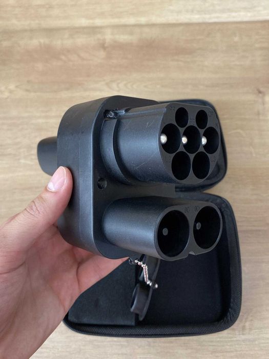 Адаптер CCS Combo 2 Tesla AC+DC Комбинирано CCS2 Adapter Тесла гр ...