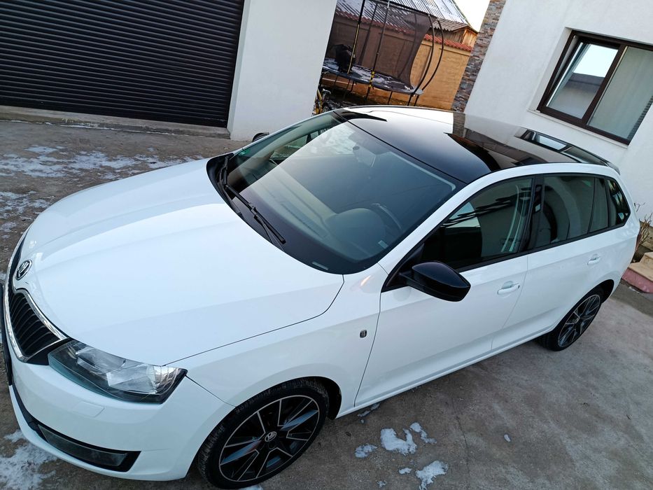 Skoda Rapid RS editie Monte Carlo, clima, navi, panoramic Pitesti • OLX.ro