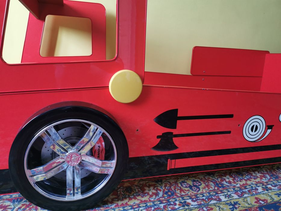 Pat copii masina de pompieri 200x90 cm Oradea • OLX.ro