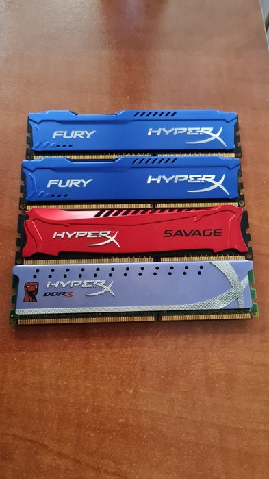RAM FURY HYPER(Kingston) 1.5V 4GB DDR3 (Total16GB) Beius • OLX.ro