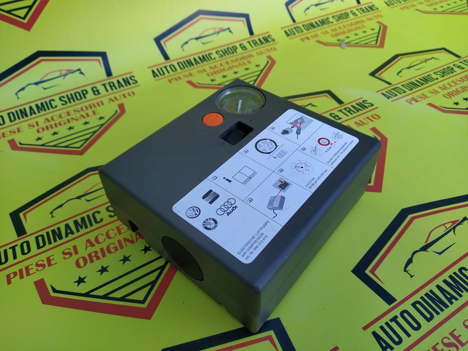 Compresor auto umflat roti 12 V 15 A original Vw Seat Skoda Audi 180w ...