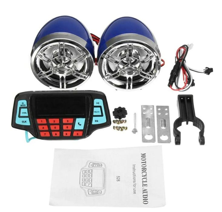 Sistem audio moto scuter ATV bluetooth MP3 radio Brasov • OLX.ro