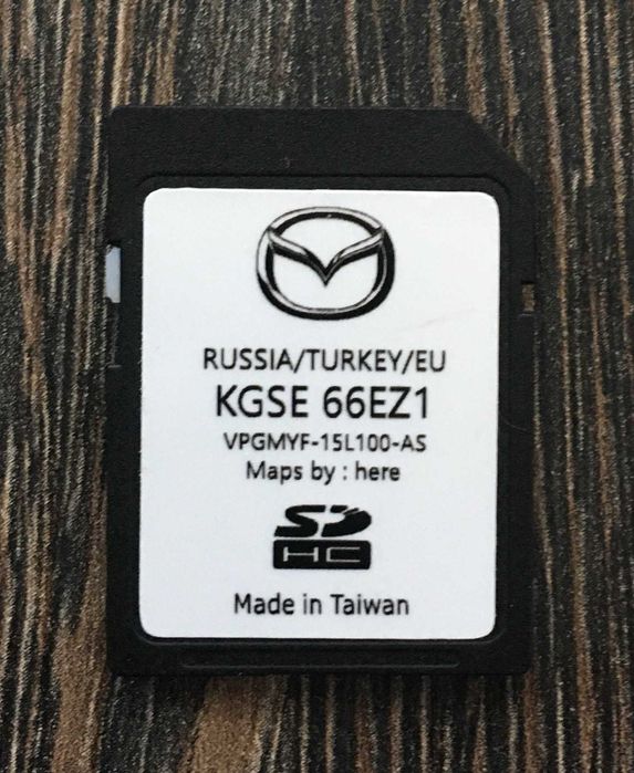 Mzd НОВО 2025 Оригинална Сд Карта Mazda Connect 1 Навигационна Sd Card ...