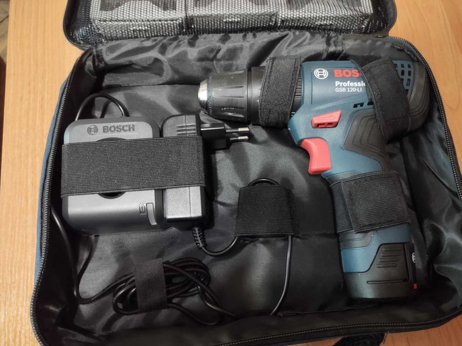 Bosch GSB 120-LI Professional Акумулаторен ударно-пробивен винтоверт гр. София Люлин 10 • OLX.bg