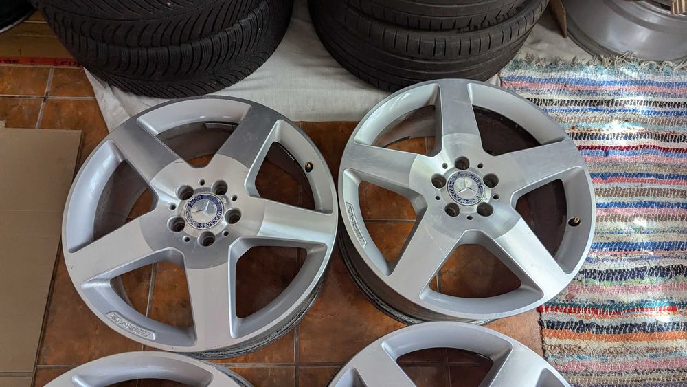 Set 4 jante R 19 5x112 , Mercedes AMG pt GLS , GLE , GL , GLC , ML , R ...