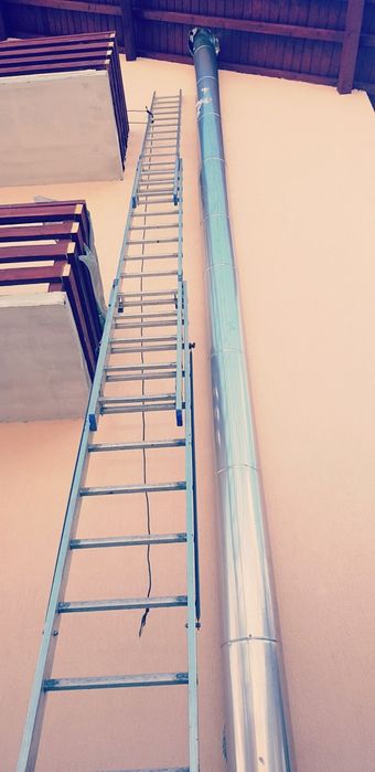 Cos centrala , inox-inox cu izolatie vata bazaltica cu aluminiu Pitesti ...