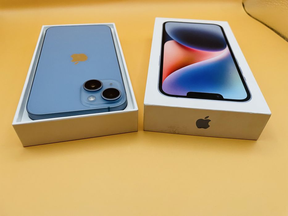 IPhone 14 Blue 128GB Full Box Ploiesti • OLX.ro