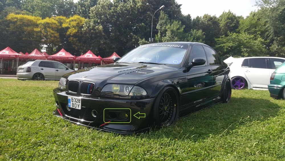 Ornamente Rame Ochelari Suport Proiectoare E46 M3 HAMANN Negru Lucios ...