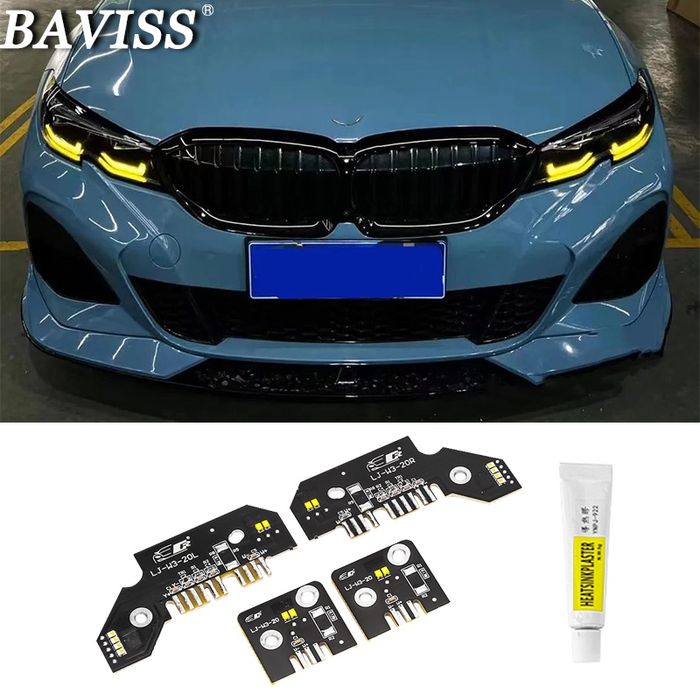 Set placi module LED DRL galben CSL faruri LED BMW Seria 3 G20 ...