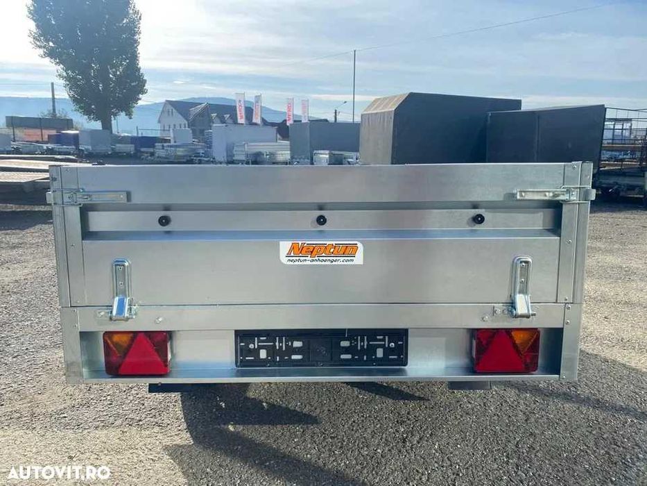 Remorca 2axe cu sistem de franare/remorca auto 750kg/Nordica/263/145 ...