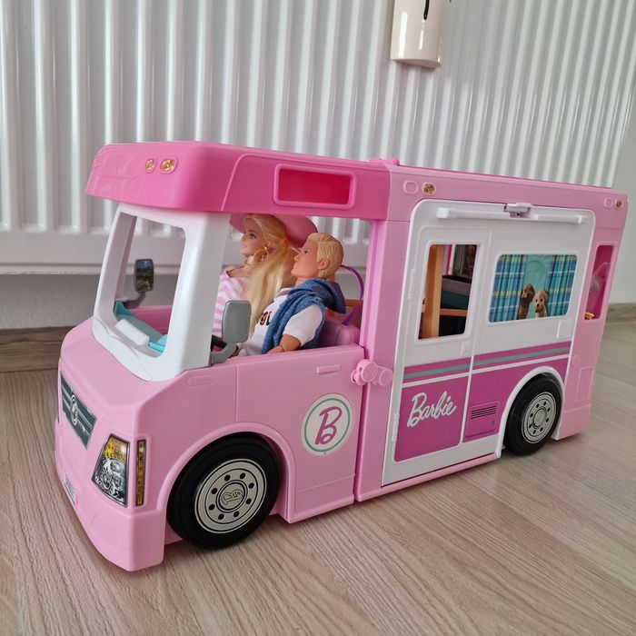 Barbie Rulotă de vis 3 în 1 Super Camper Vladimirescu • OLX.ro