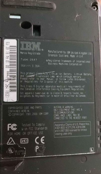 IBM Thinkpad T22 - Pentium 3, 750Mhz, 256MB RAM (Laptop de colectie ...