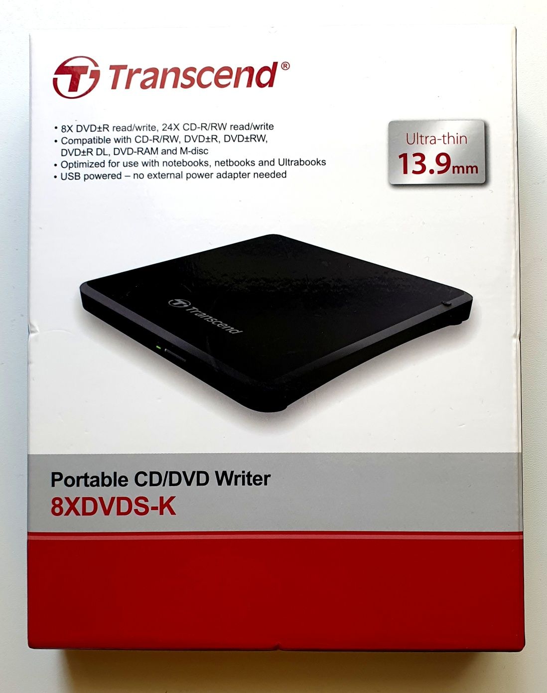 Портативный CD-R/RW, DVD-R Transcend TS8XDVDS-K - Комплектующие и ...