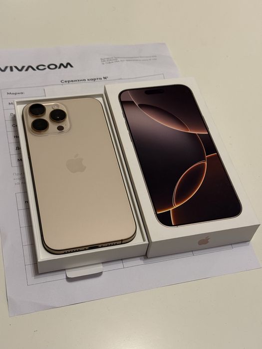 IPhone 16 Pro Max 256GB - VIVACOM гр. Пловдив Старият град • OLX.bg
