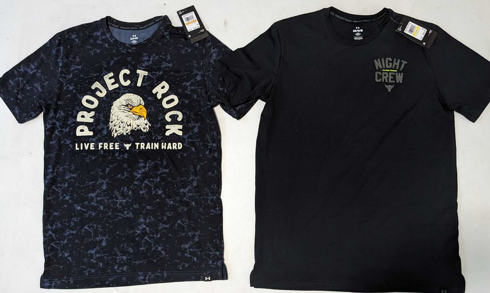 Under Armour Project Rock Logo мъжки тениски 2 модела от Сащ гр ...