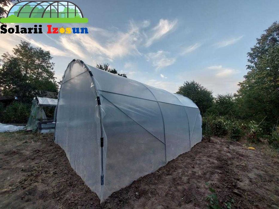 Solar gradina din teava galvanizata - instalare rapida SOLARII IZOSUN ...