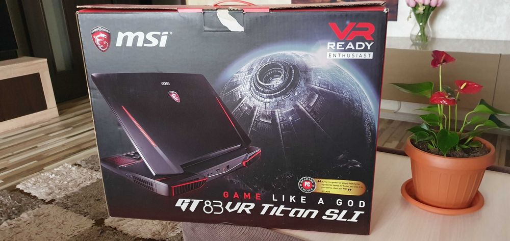 MSI GT83VR Titan SLI, i7 , 64GB RAM , 512GB SSD, 1TB HDD, 2xGTX 1080 ...