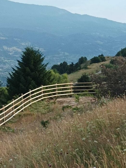 Gard din lemn rotund rustic tratat! - TIP RANCH AMERICAN - BARE Toplita ...