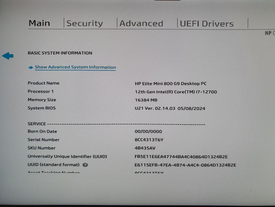 Hp EliteDesk Mini pc 800 G9 i7 12700 vPRO 16GB Ram DDR5 512GB SSD WiFi ...