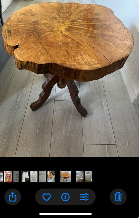 Masa de bustean Toplita • OLX.ro