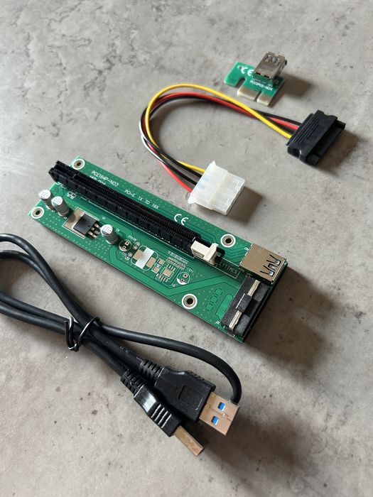 PCI-E Riser адаптер гр. Пловдив Христо Смирненски • OLX.bg