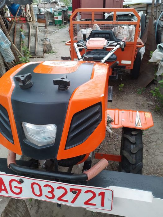 Ruris 918k motocultor 18cp pe benzina cu remorca si accesorii Posta Calnau • OLX.ro