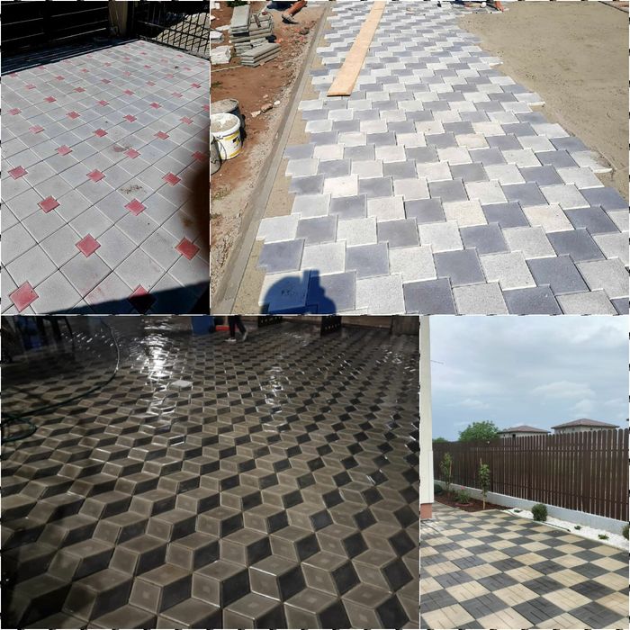 Dale 40x40 pentru curte diverse modele pavele pavaje montaj Slobozia ...