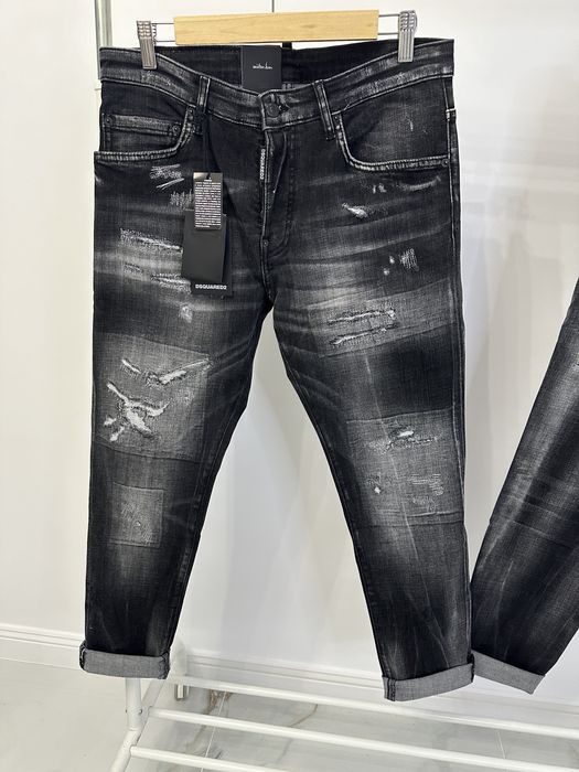 Blugi Dsquared2, barbati negri Bucuresti Sectorul 2 • OLX.ro