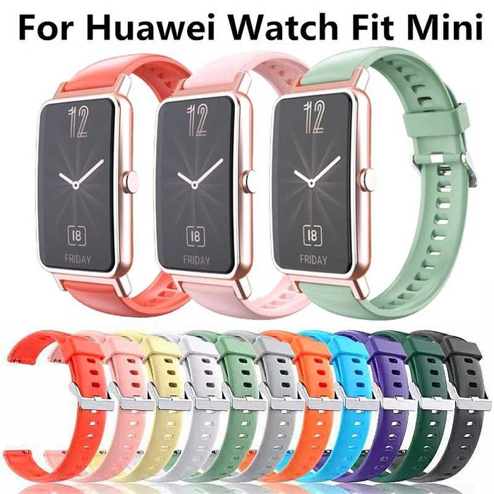 Каишки за Huawei Watch Fit Mini, Fit, Fit 2, Силиконова каишка гр ...