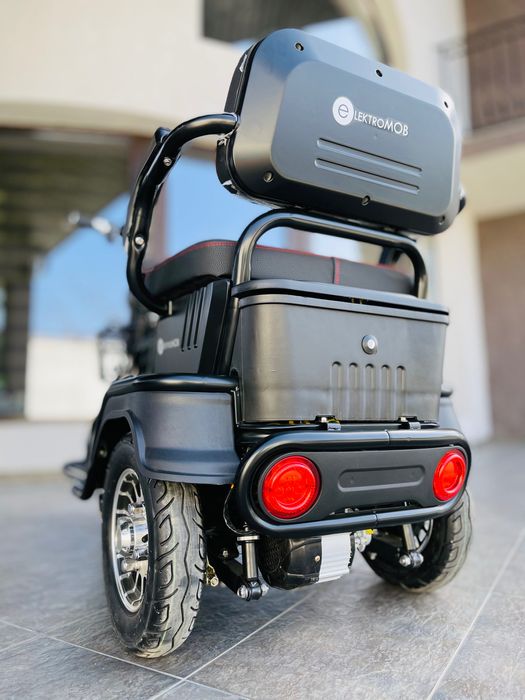Scuter 650W 3 roti Tricicleta Electrica cu 2 Locuri Baterie 20Ah ‼️ ...