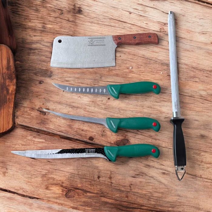 Set 4 Cutite Profesionale + Masat Profesional | EveMag.ro | Bucuresti ...