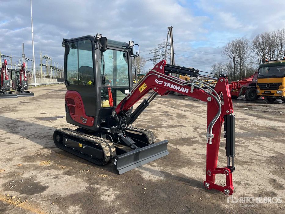 Miniexcavator Yanmar SV22 2025 2 circuite hidraulice Dragomiresti-Vale ...