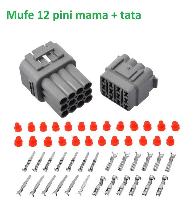 Mufe Conectori Electrici Auto VAG / EV1 / 1...16Pinii Universale ...