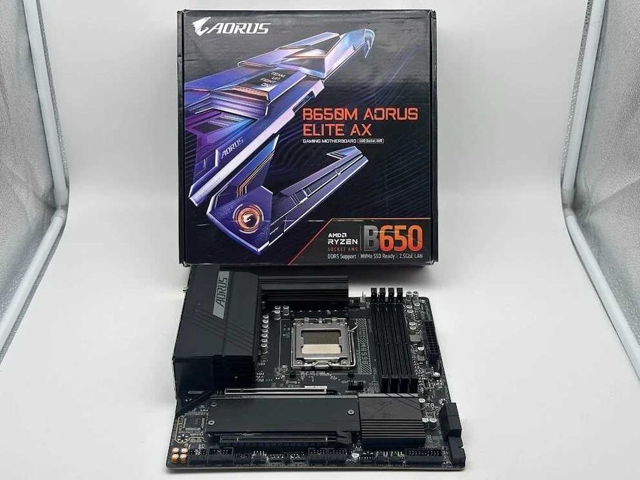GIGABYTE B650M AORUS Elite AX + RYZEN 7 7800X3D 8-Core 5.0 GHz АМ5 гр. София Слатина • OLX.bg