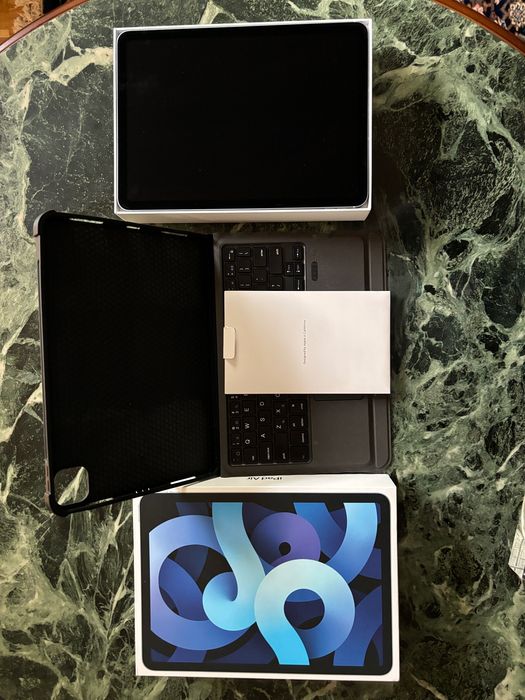 Ipad Air 4, Cellular, WIFI, 64Gb, la cutie+tastatura bluetooth, USB C ...
