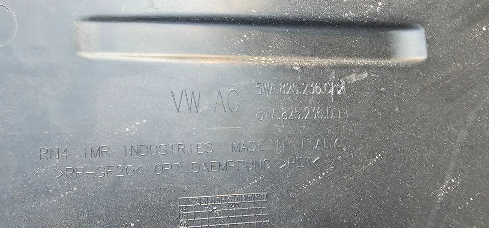 Scut motor Vw Golf 8 / T-Roc / Skoda Octavia 4 / 2020 2021 / 2022 2023 ...