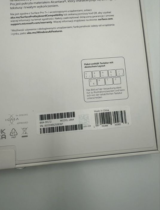 Tastatura Microsoft Surface Pro Model 1864 Timisoara • OLX.ro