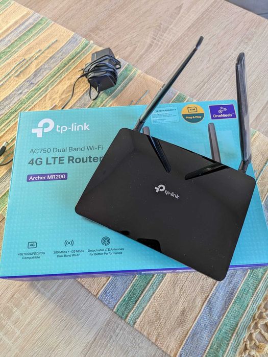 4G Рутер - Router TP-Link Archer MR200 гр. Елена • OLX.bg