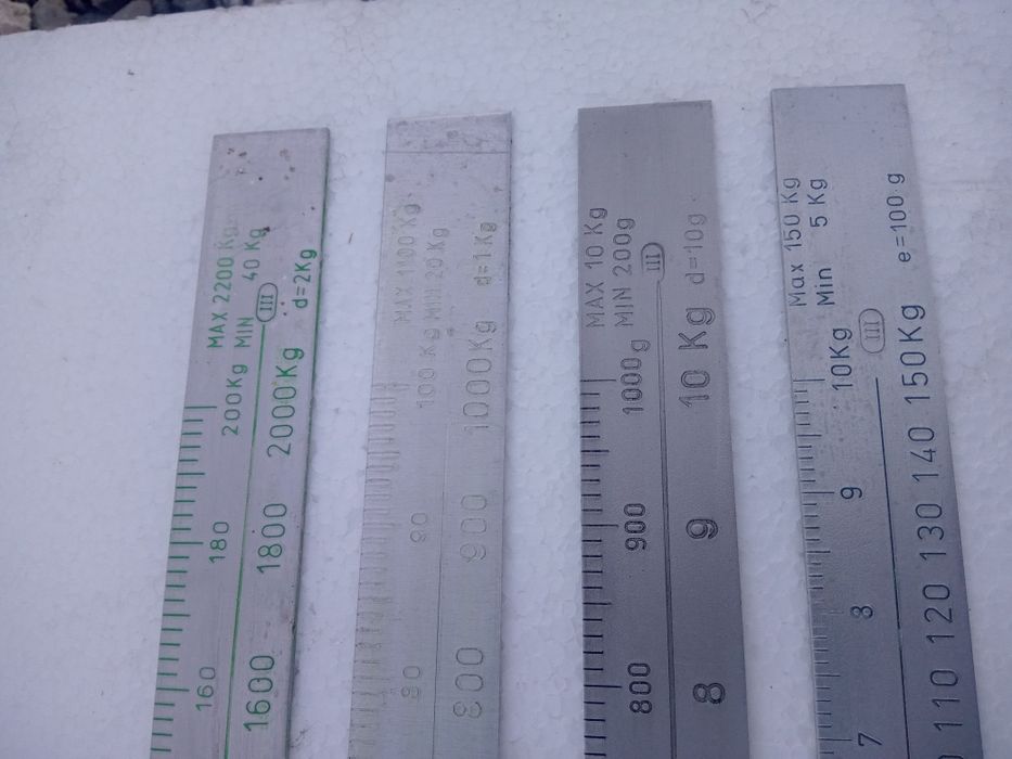 2 Rigle cantar, stanțate de 1000 kg Sacele • OLX.ro