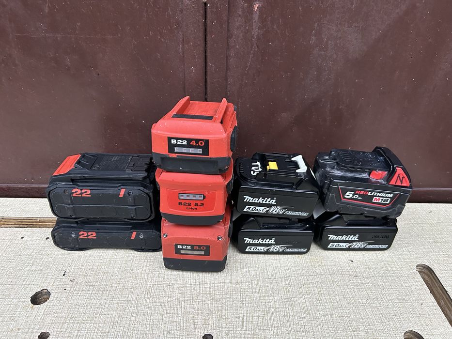 Acumulatori Hilti,Makita,Milwaukee Galati • OLX.ro
